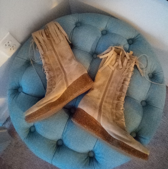 Cynthia Rowley | Shoes | Cynthia Rowley Moccasin Wedge Boho Hippie Rare ...